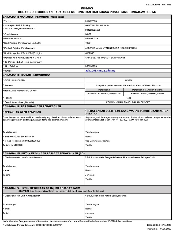 Kew290e 01 PTJ - 11052023 | PDF