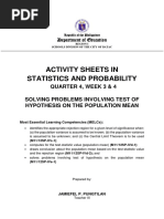 Biostats Exam Cheat Sheet | PDF | Type I And Type Ii Errors ...