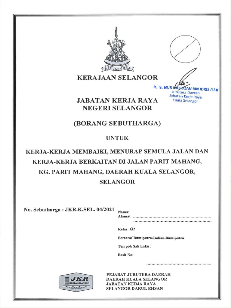 JKR - KS - SH 04.2021 - Dokumen - Drawing JALAN G2 - 2021 | PDF