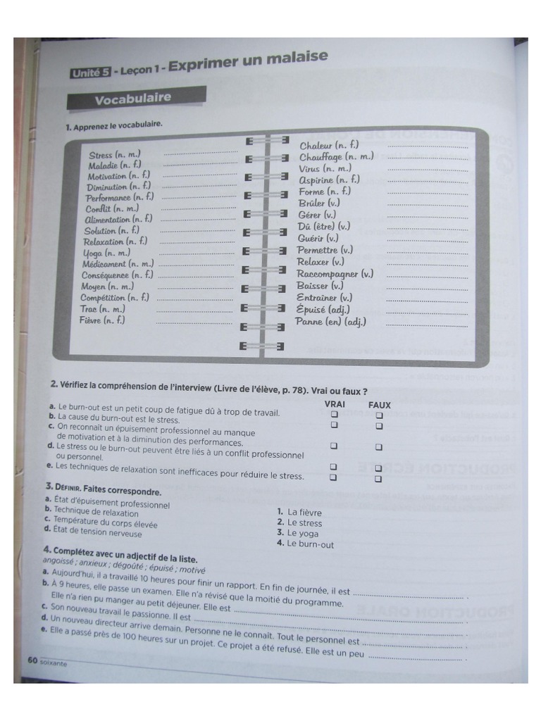 Pag 60-Tendances-Cahier-d-Activites | PDF