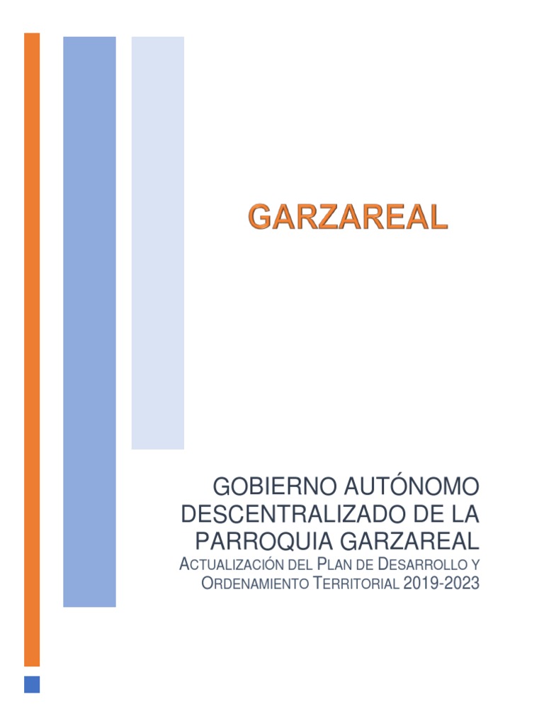 Pdot Garzareal 2019-2023 | PDF | Sustentabilidad | Desigualdad social