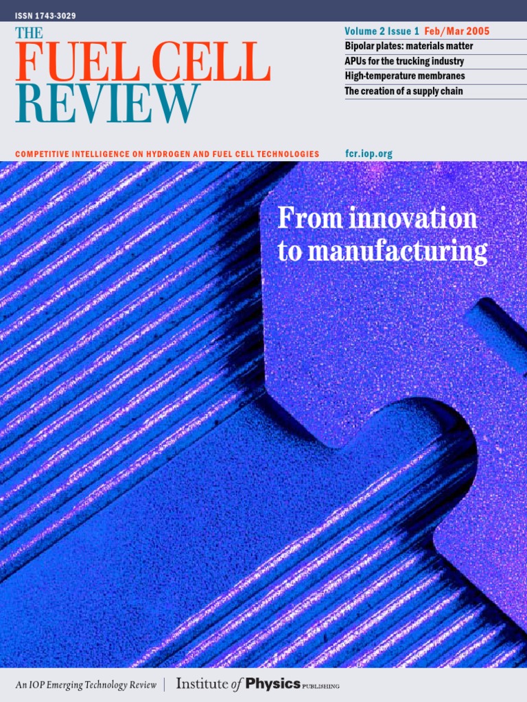 (Magazine) The Fuel Cell Review. Volume 2. Issue 1 (2005) | PDF | Fuel ...