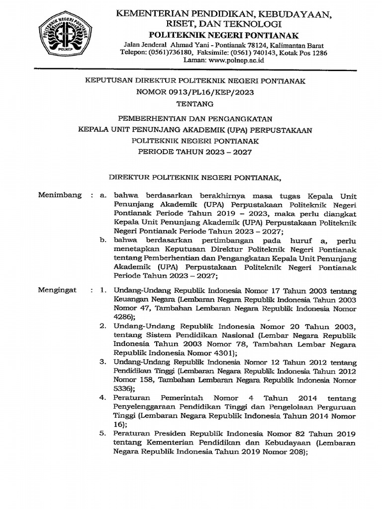 0913 - Upa Perpustakaan | PDF