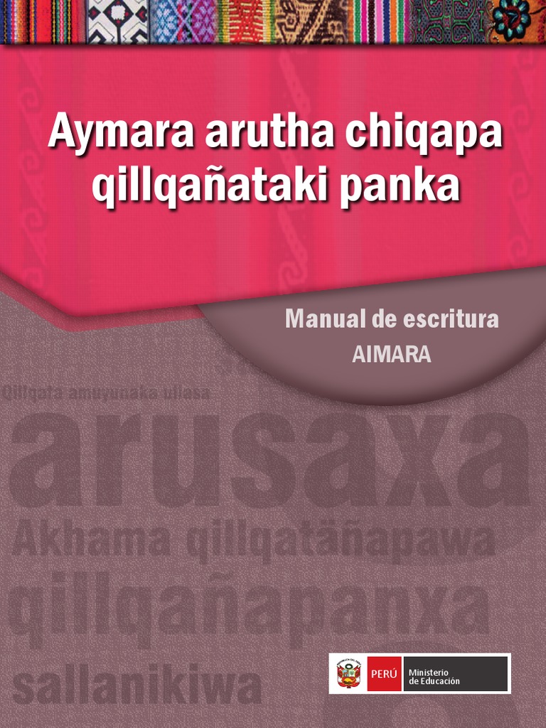Aymara Aruta Chiqapa Qillqañataki | PDF