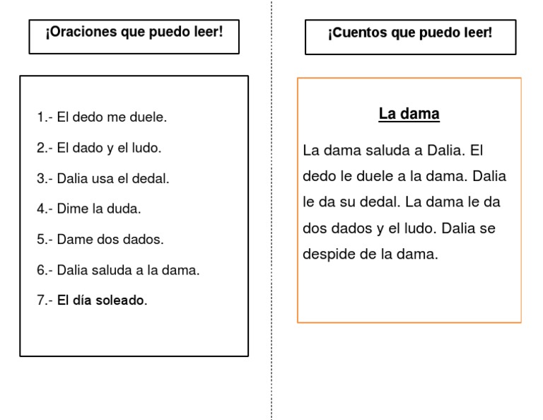 Lectura Fonema D | PDF