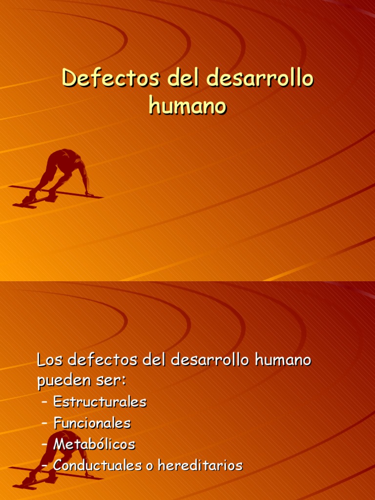Defectos Del Desarrollo Humano (Embriologia) | PDF | Genética | Biología
