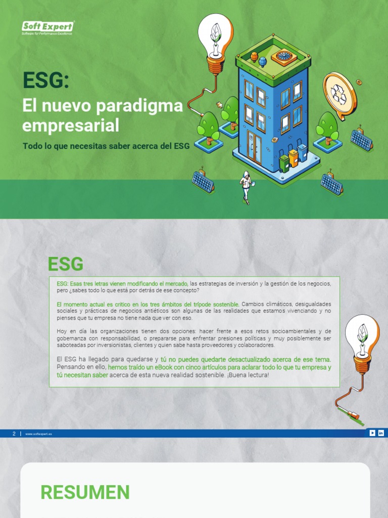 ESG El Nuevo Paradigma Empresarial | PDF | Sustentabilidad | Software