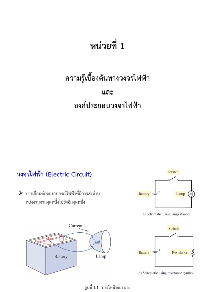 01 - Basic Concepts & Circuit Elements | PDF