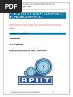 Atul Kumar B.pharm 7th Sem Project Report | PDF | Wellness
