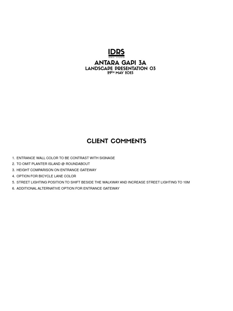 Antara Gapi Preliminary Concept | PDF