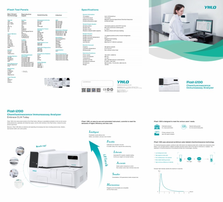YHLO IFlash 1200 Analyzer Brochure | PDF