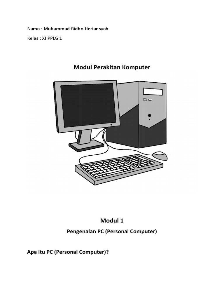 Modul Perakitan PC | PDF