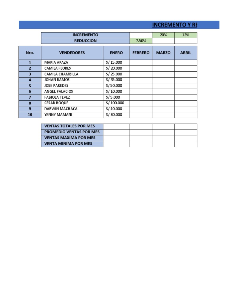 Ejercicios Ofimática | PDF