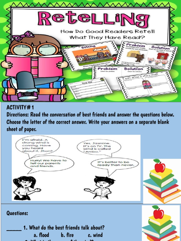 Retelling-Recalling Details of A Story | PDF