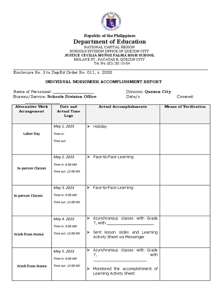 Idlar Sample May 2023 | PDF | Philippines | Government
