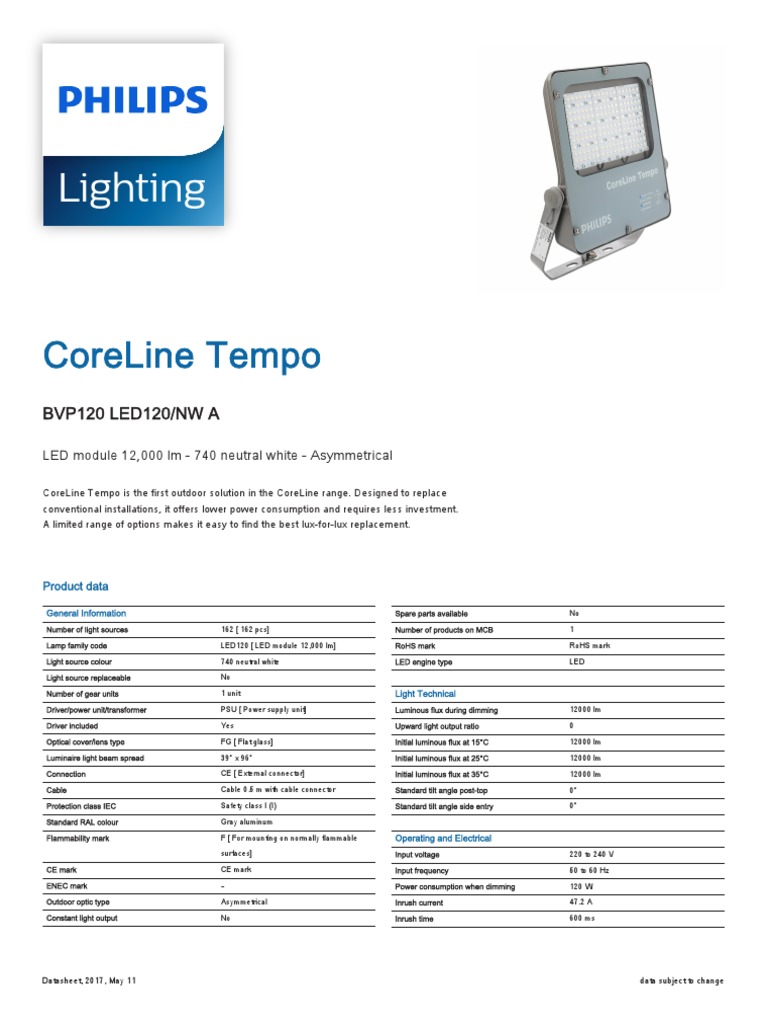 Lighting Lighting: Coreline Tempo | PDF | Power Supply | Electrical ...