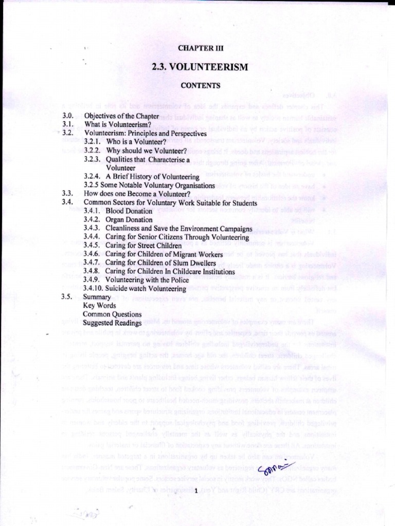 NSTP 2 Volunteerism | PDF