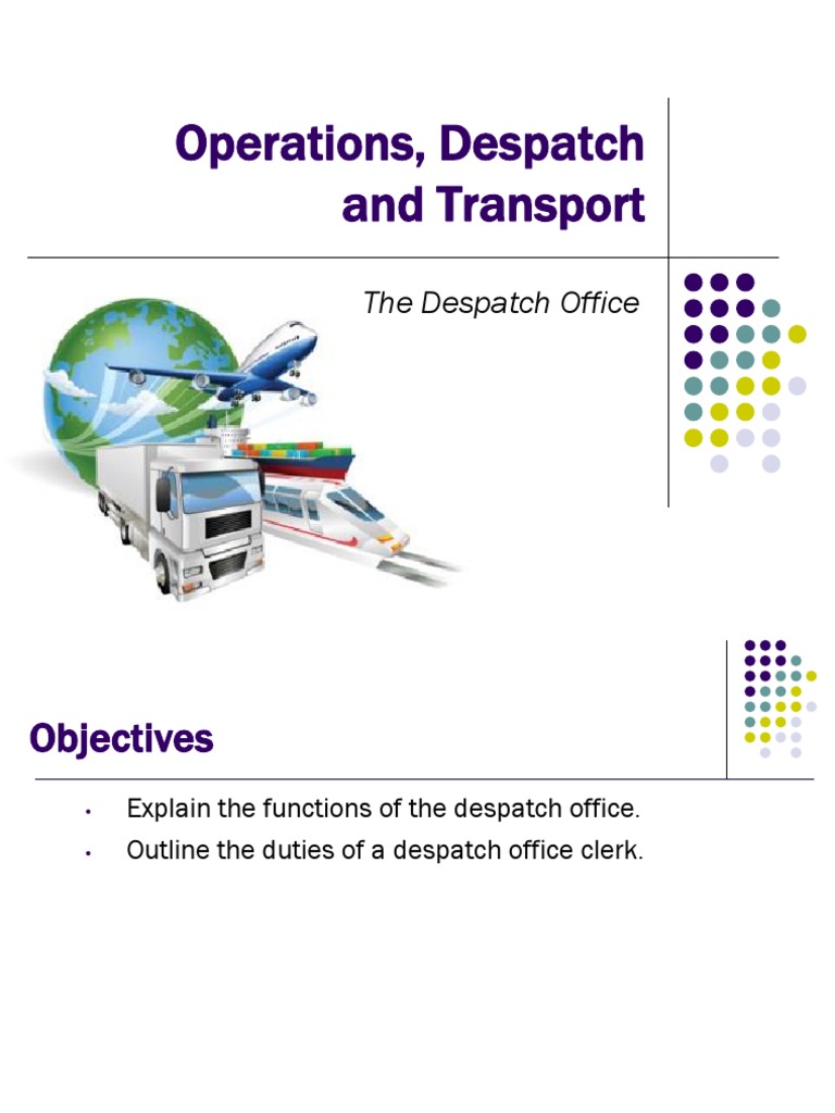 The Despatch Office | PDF | Courier | Transport