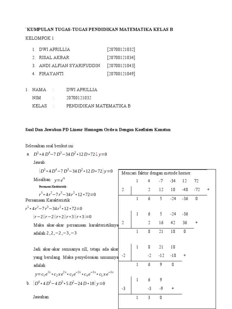 Kumpulan Tugas PDB Kelas B | PDF