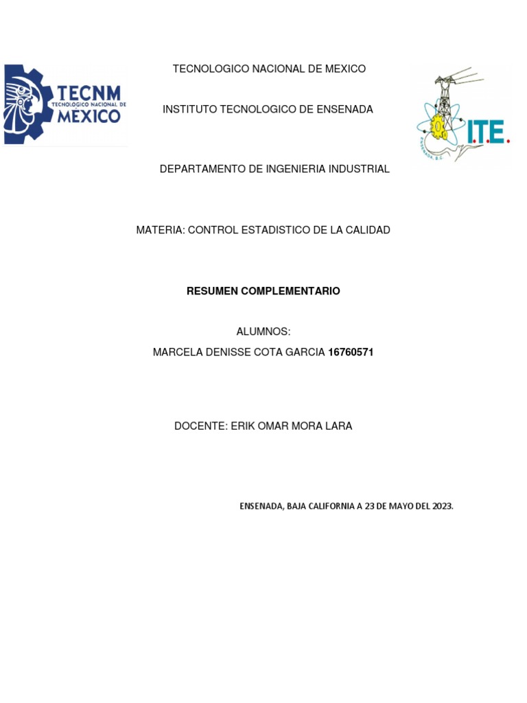 Resumen Complementario | PDF | Nivel de medida | Science