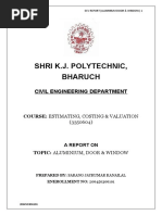 Aluminium Windows Specifications Guide | PDF | Window | Screw