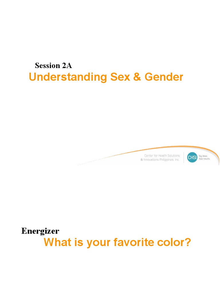 Understanding Sex and Gender | Download Free PDF | Sexual Orientation | Gender