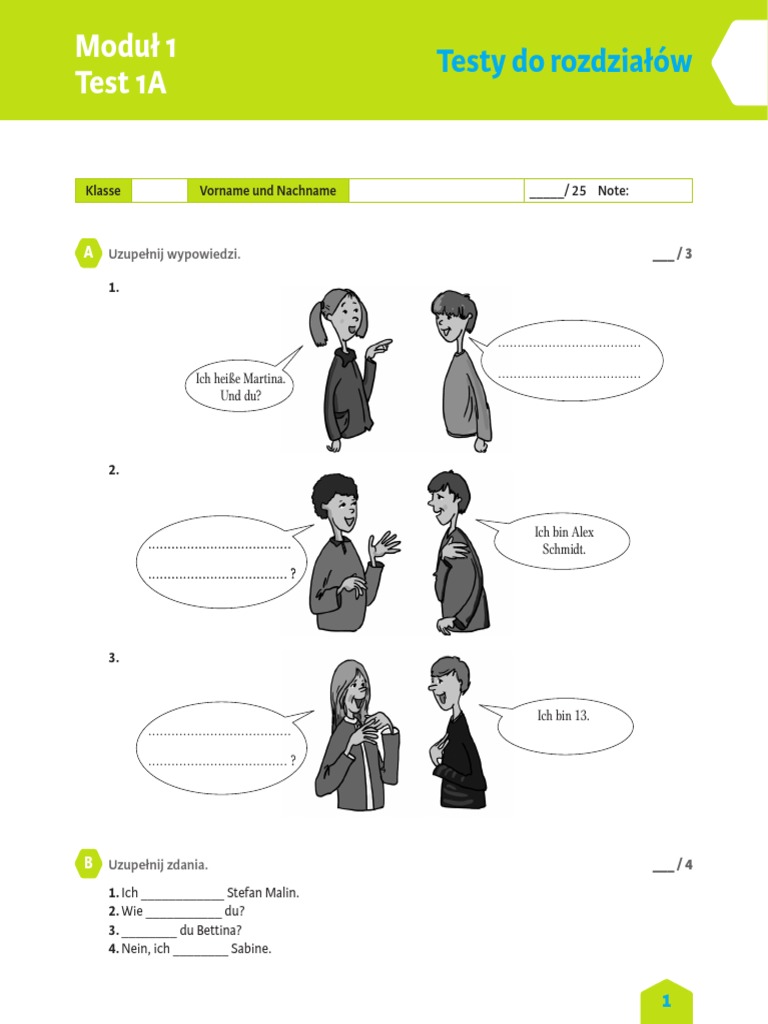 Wir Smart 1 LHB - 009 - Testy Do Rozdzialow | PDF