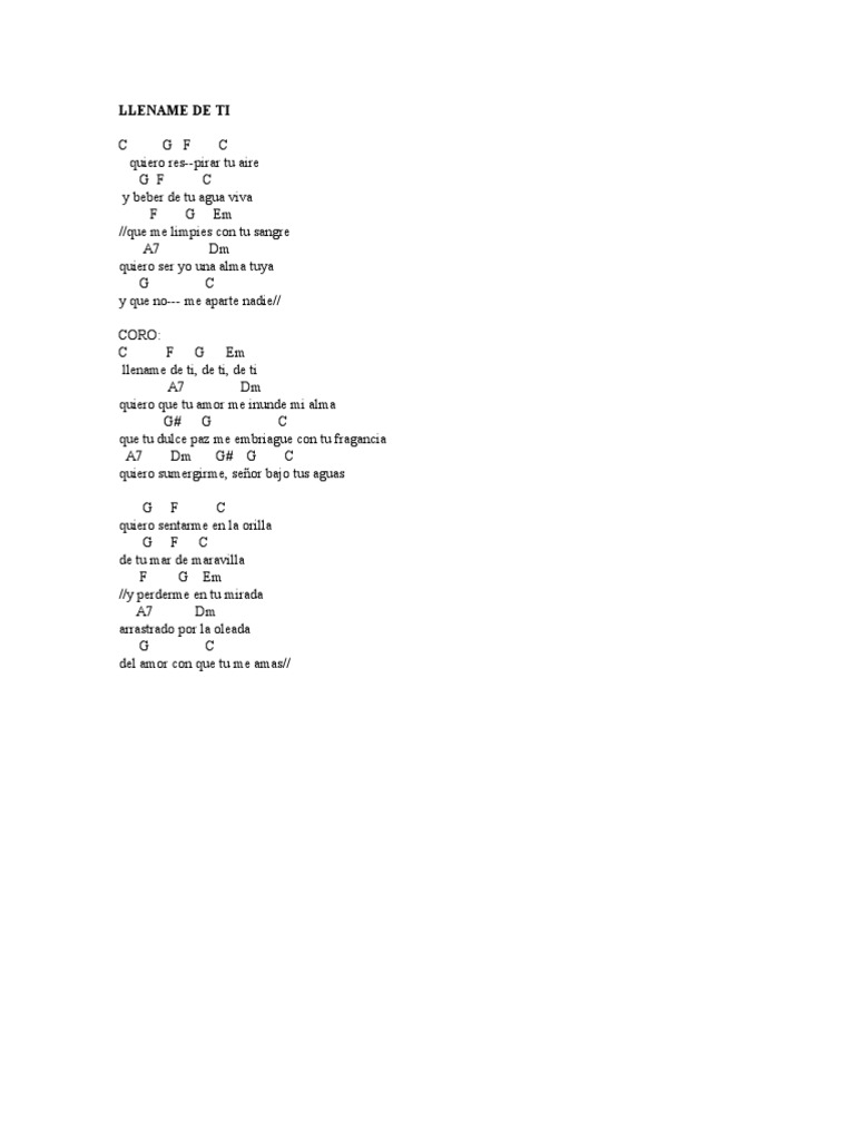 Llename de Ti | PDF