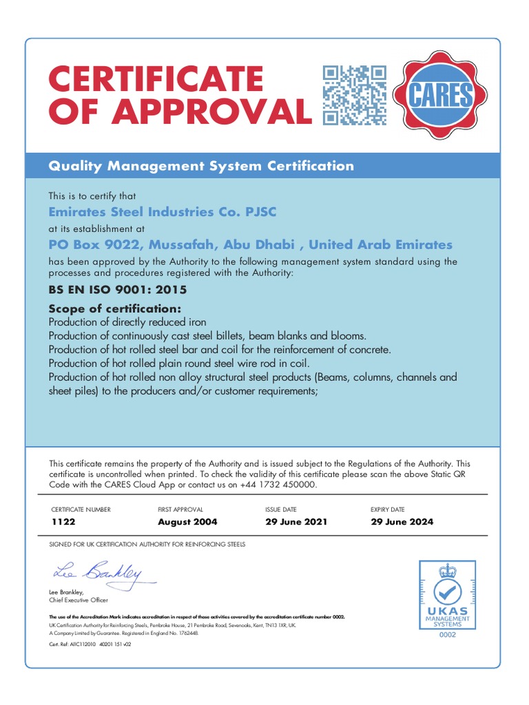 ISO 9001-2015 Emirates | PDF