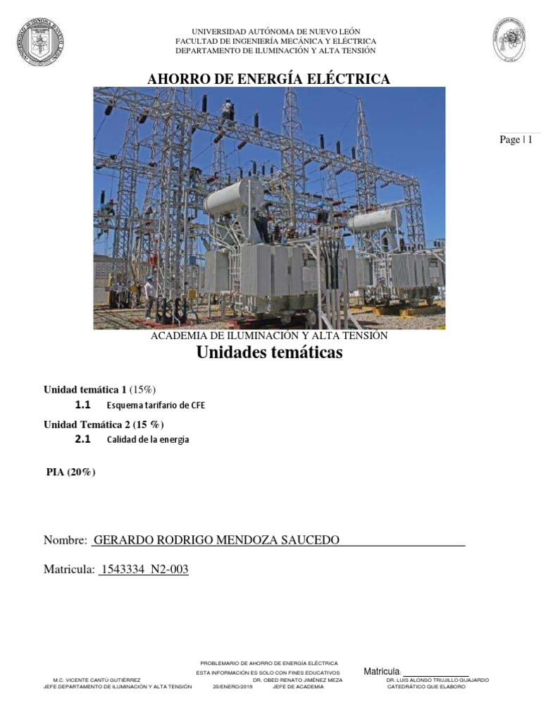 PIA_GRMS_1543334_N2_003 | PDF | Ingenieria Eléctrica | Energia electrica