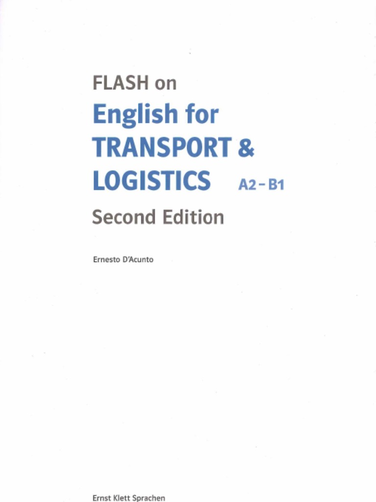 Flash On English For Transport Logistics 2nd Edition | PDF