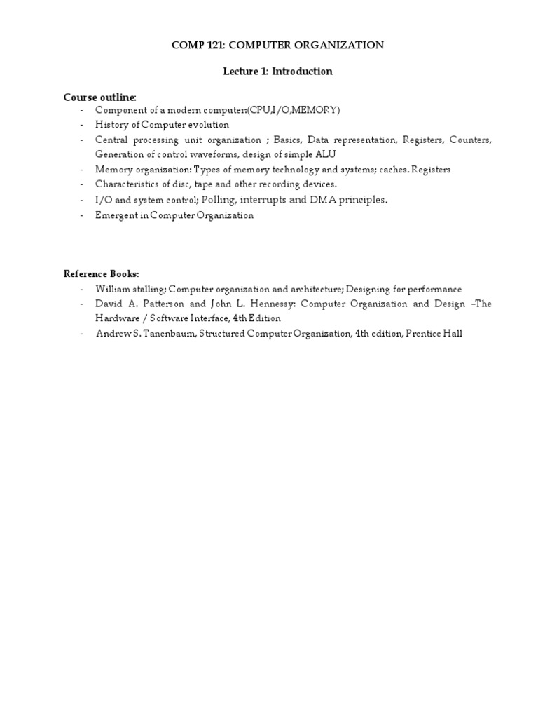 Lec 1 - Lec2 Introduction - & Evolution | PDF | Integrated Circuit | Central Processing Unit