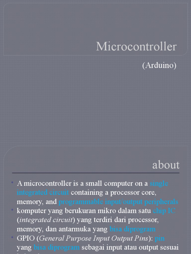 Microcontroller | PDF