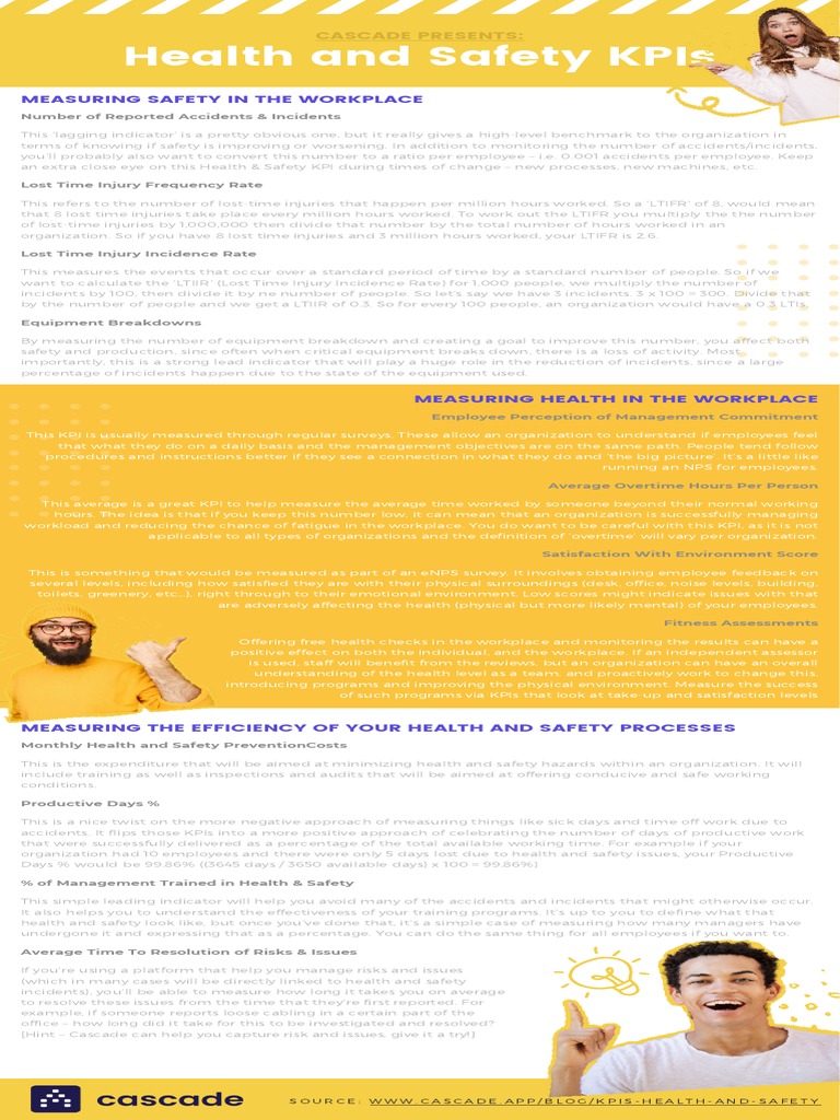 Examples of Kpis Health Safety | PDF | Occupational Safety And Health ...