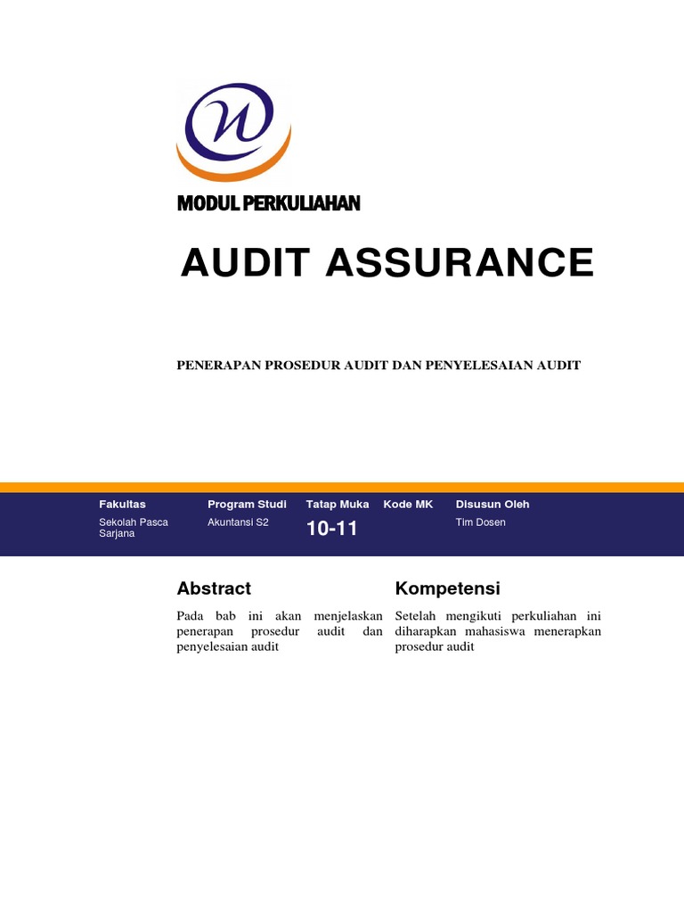 Prosedur Audit Kas dan Piutang Usaha | PDF | Pengelolaan Keuangan & Uang