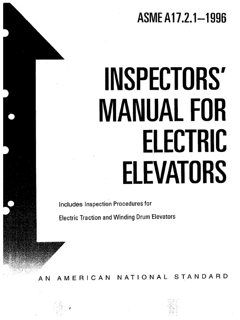 Asme A17.2.1 1996 | PDF