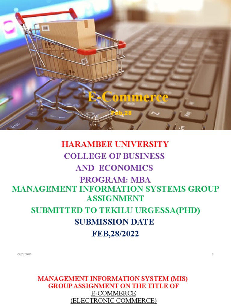 E Commerce Assignment 2nd Group | PDF | E Commerce | Computer Network