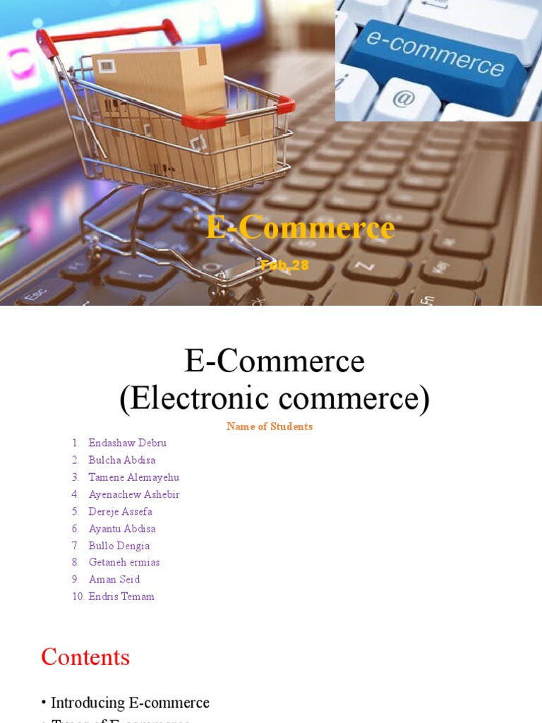 E Commerce | PDF