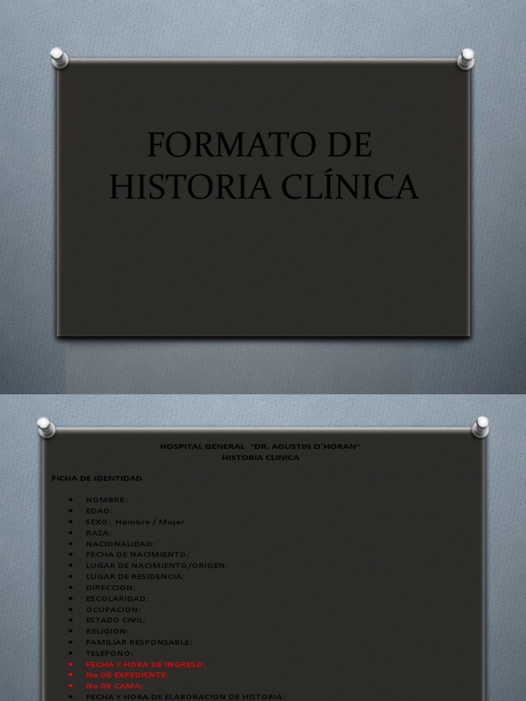 Formato de HC | PDF
