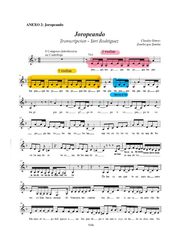 Joropeando Partitura Editada | PDF