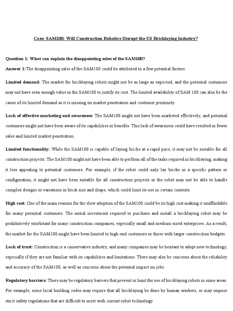 SAM 100 - Vikas | PDF