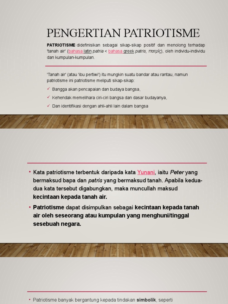 Memupuk Patriotisme Siri 1 | PDF