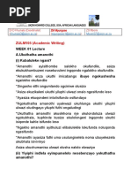 Imithombo Yolwazi Ekubhaleni | PDF | Linguistic Morphology | Grammar