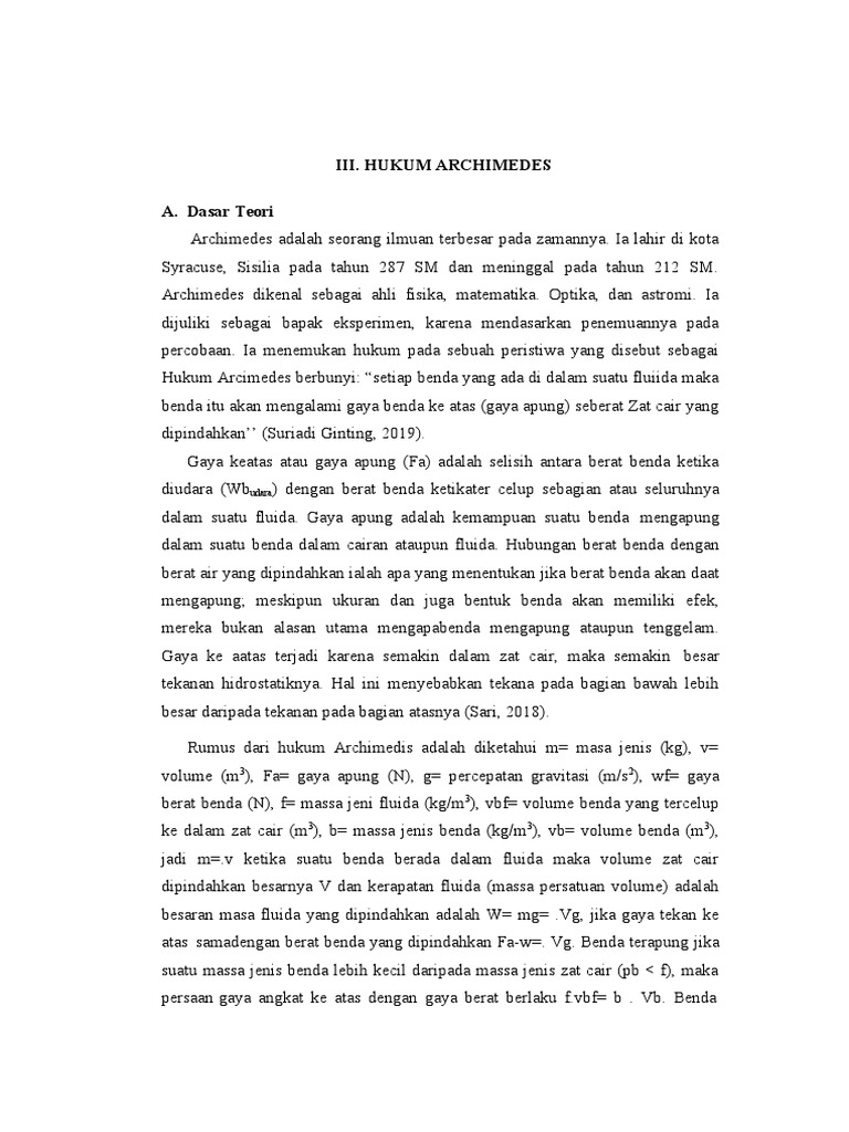 LAPORAN PRAKTIKU 3 Fisdas | PDF