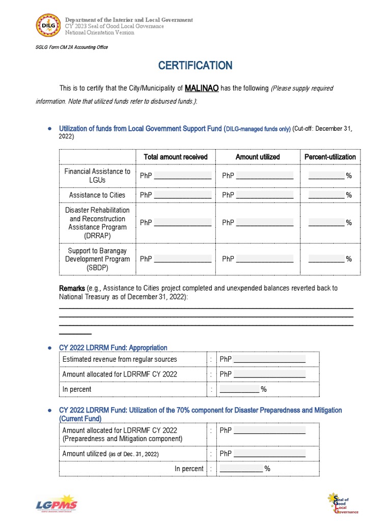 Form 2A 2N - CM - National Orientation | PDF | Landfill | Waste Management