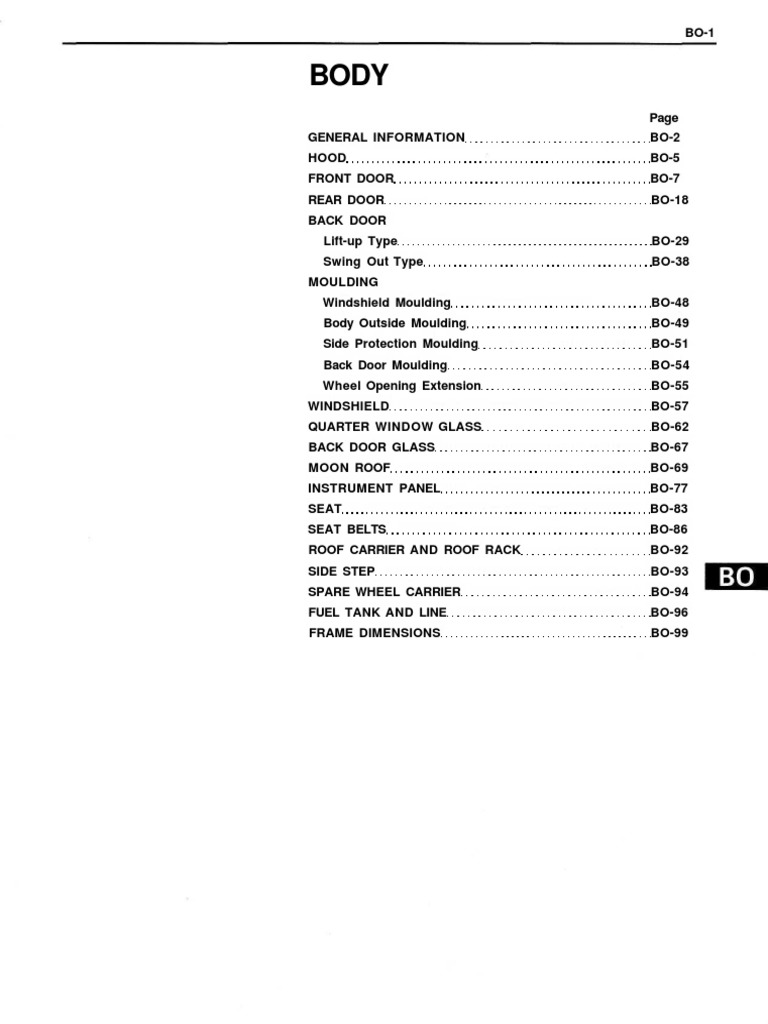 Car Body Repair & Adjustment Guide | PDF | Door | Electrical Connector