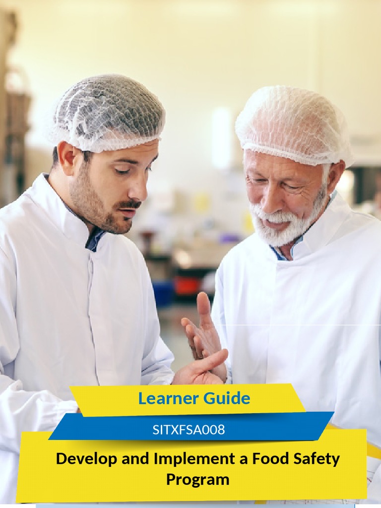 SITXFSA008 - Learner Guide | PDF