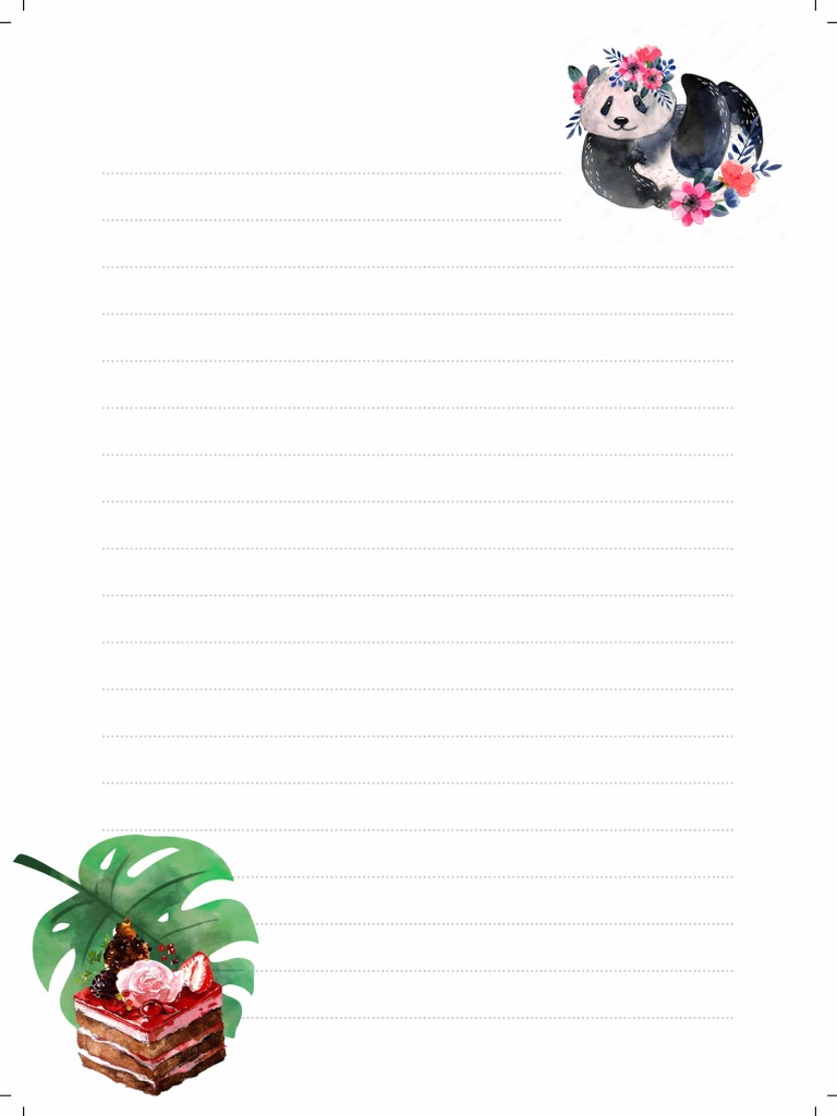 Modern Floral Letter Paper | PDF