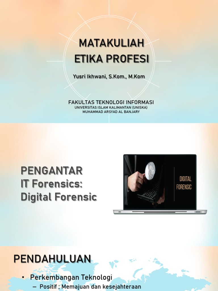 9 Pengantar IT Forensik | PDF
