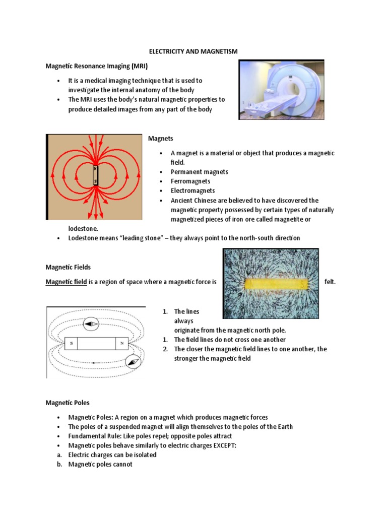 SCIENCE 10 - Electricity and Magnetism | PDF | Magnetism | Magnet